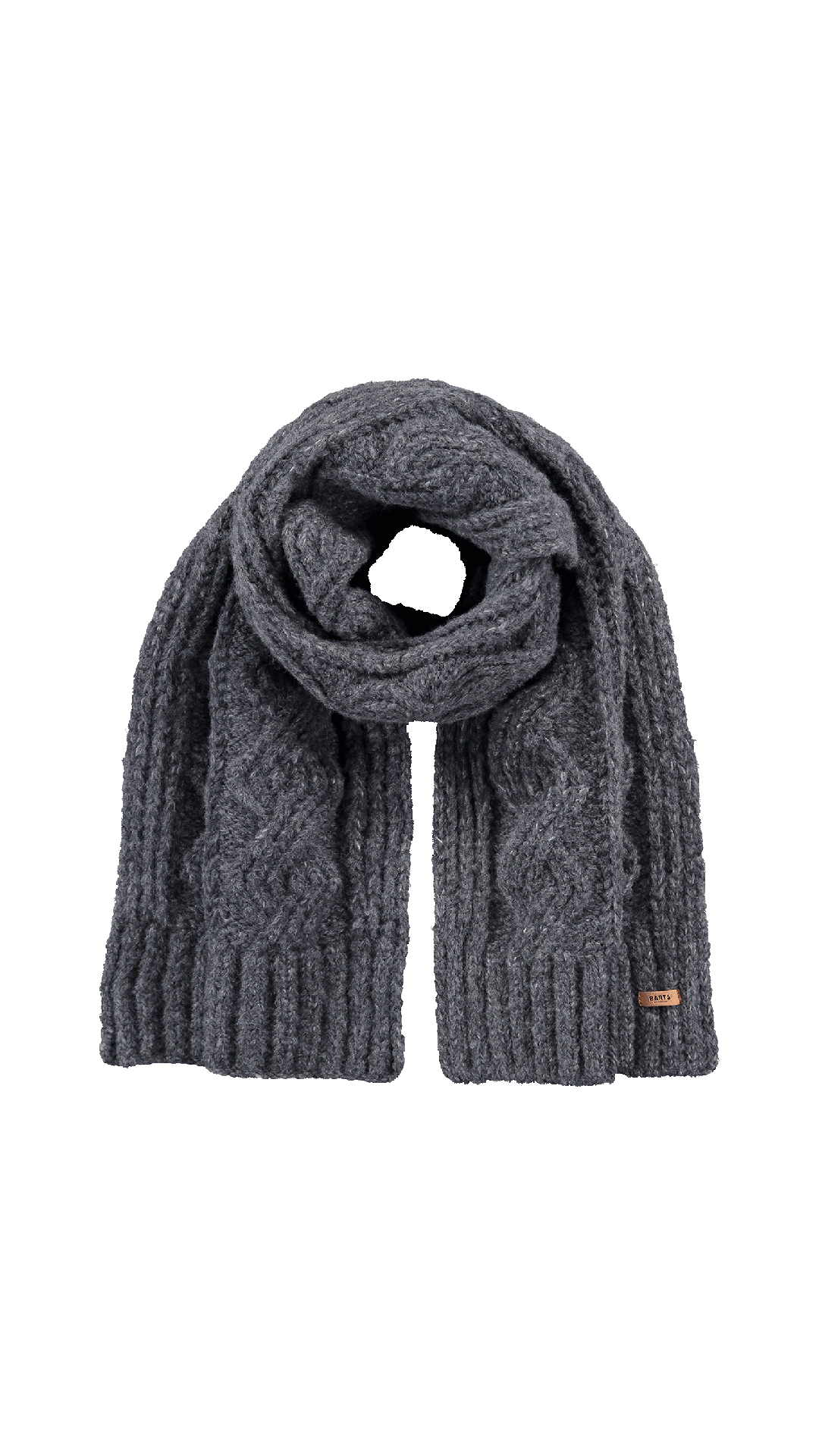 BARTS Farrah Scarf charcoal - Order now at BARTS