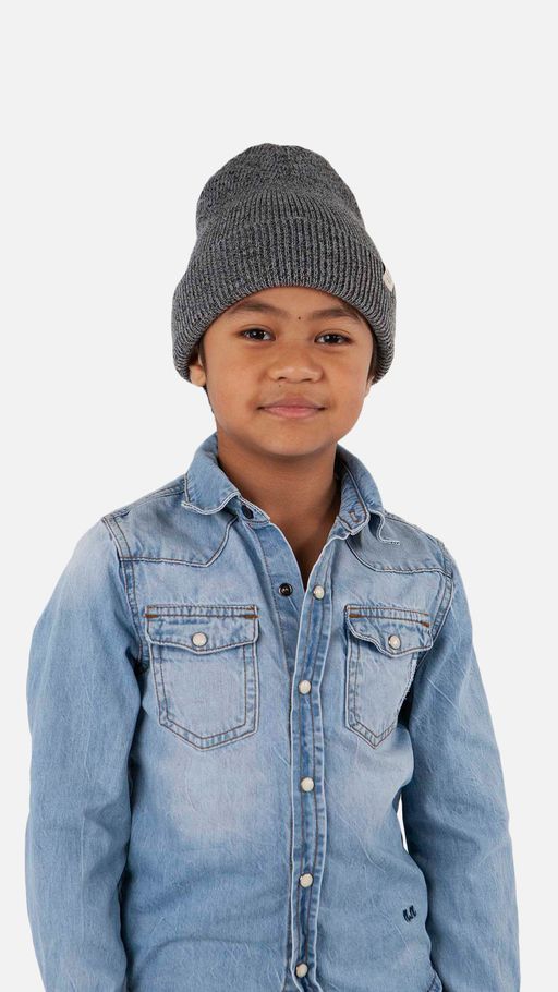 BARTS Kinabalu Beanie Kids heather grey - Order now at BARTS